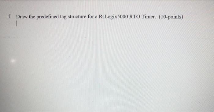 Solved f. Draw the predefined tag structure for a | Chegg.com