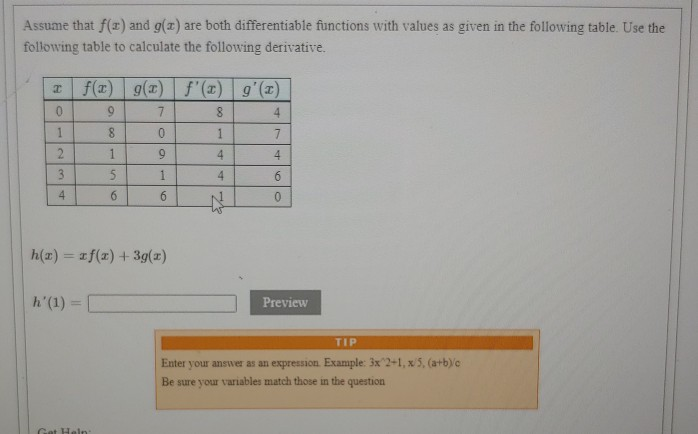 Solved Assume that f(x) and g(x) are both differentiable | Chegg.com