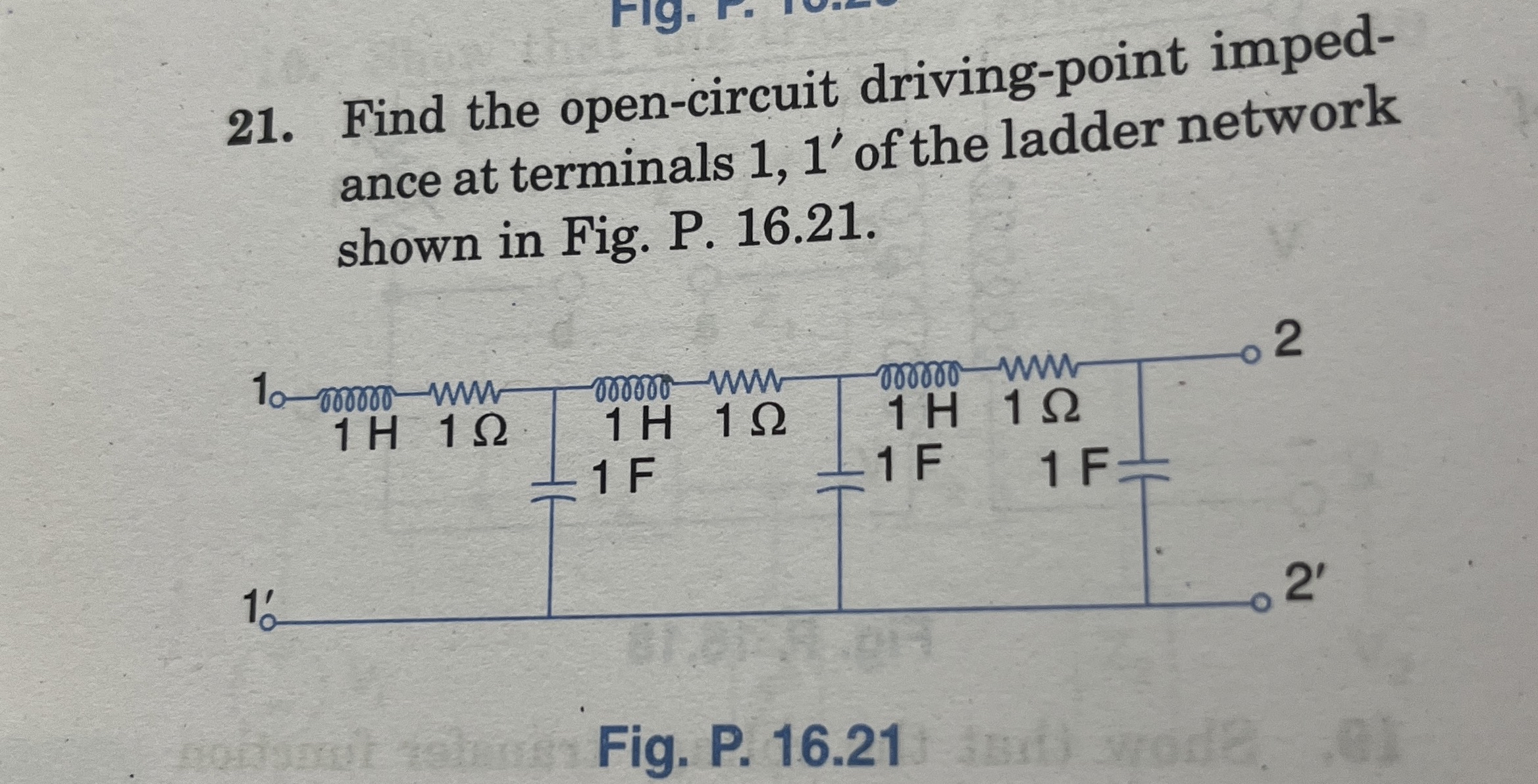 Solved Find the open-circuit driving-point impedance at | Chegg.com