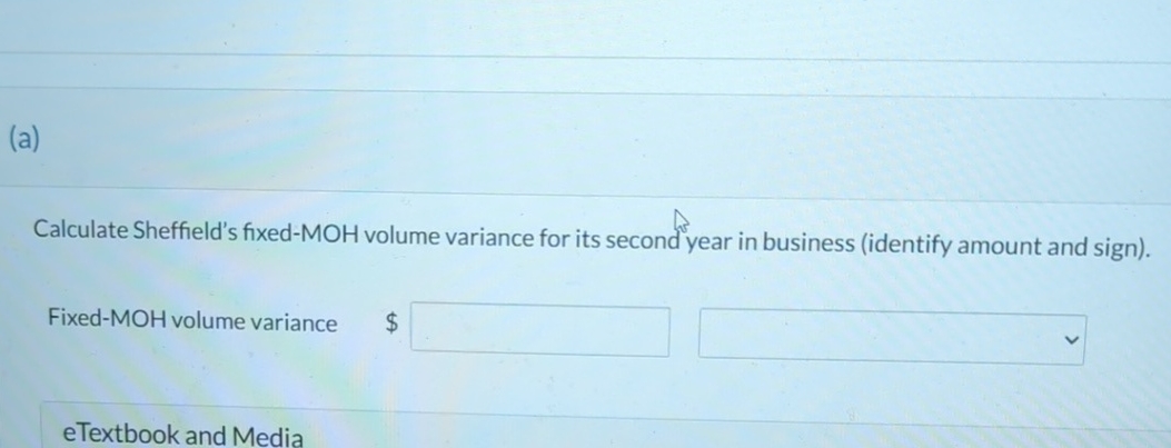 Solved In Sheffield Inc.'s first year of operations, the | Chegg.com