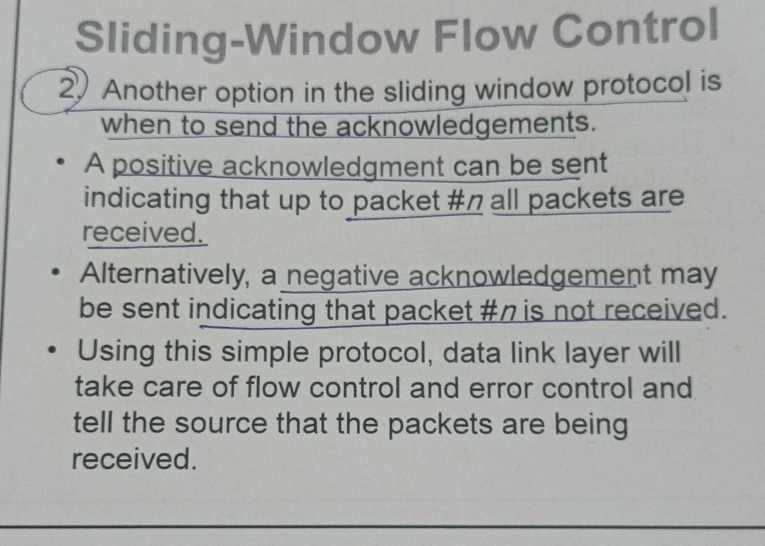 Solved Stop-and-Wait Flow Control Stop-and-wait flow control | Chegg.com