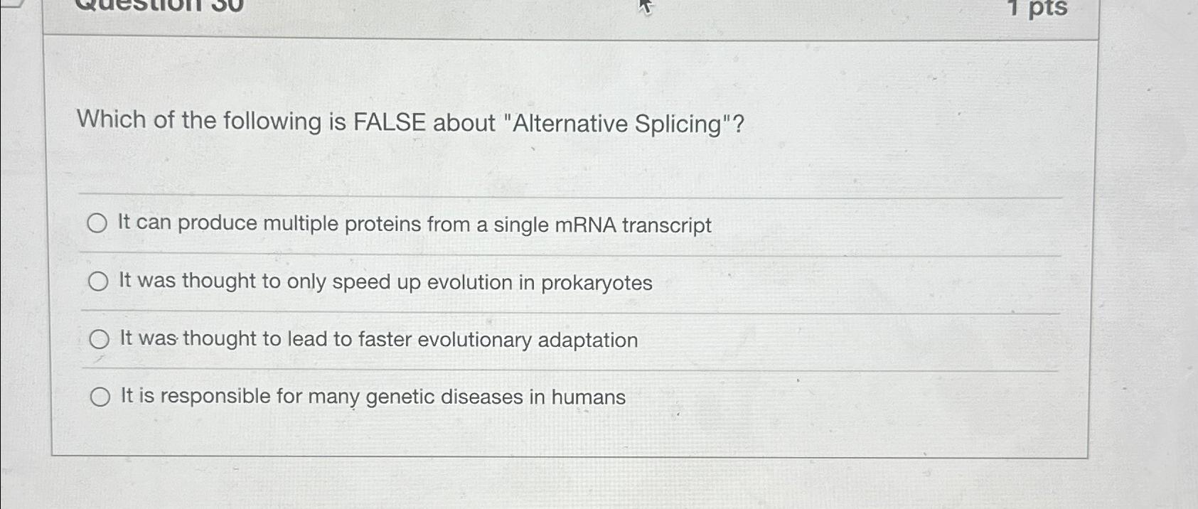 Solved Which of the following is FALSE about "Alternative | Chegg.com