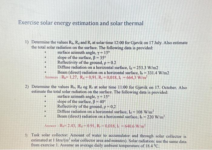 Solved can you show me all the steps to solve this exercise | Chegg.com