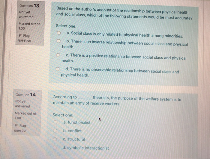 Solved Question 1 According to the typologies of class | Chegg.com