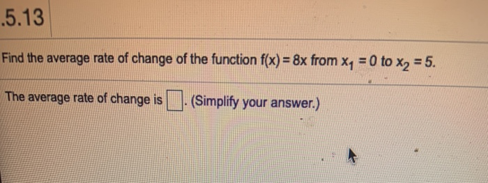 Solved Find the average rate of change of the function f(x) | Chegg.com