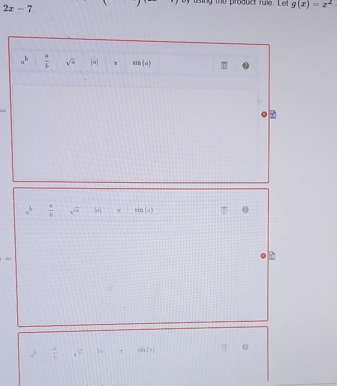 Solved (a) Find the derivative of f(x)=(x2+2)(2x−7) by first | Chegg.com
