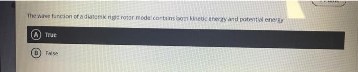 Solved The wave function of a diatomic rigid rotor model | Chegg.com