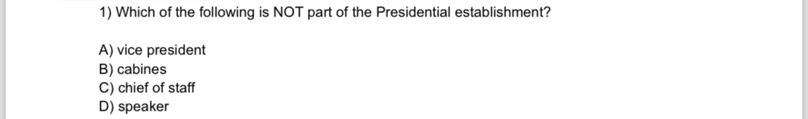 Solved Which of the following is NOT part of the | Chegg.com