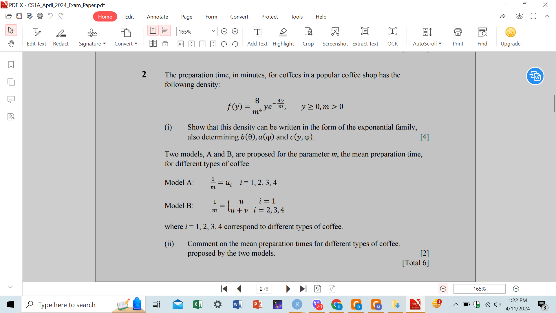 Solved 6 ﻿A lecturer wants to investigate the proportion, p, | Chegg.com