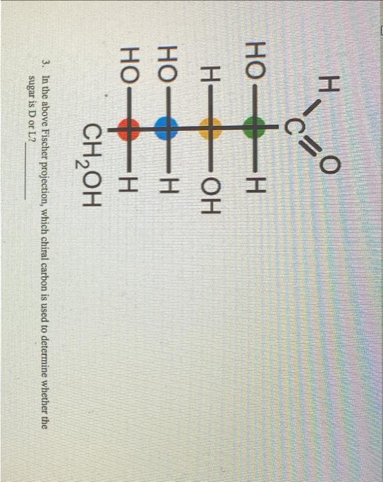 Solved in above fischer projection, which chiral carbon is | Chegg.com
