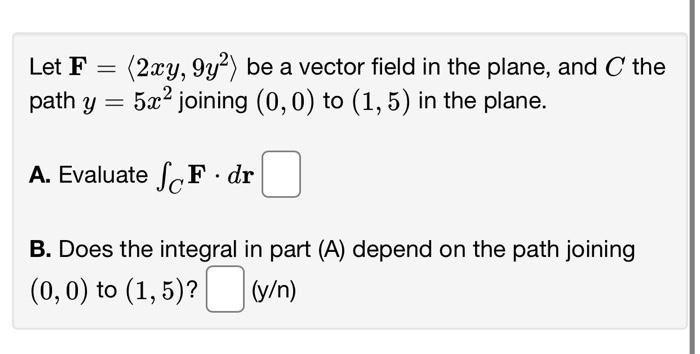 Solved Let \\( \\mathbf{F}=\\left\\langle 2 x y, 9 | Chegg.com