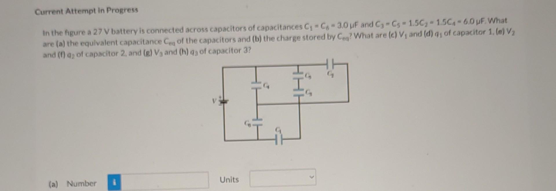 Solved In the figure a 27 V battery is connected across | Chegg.com