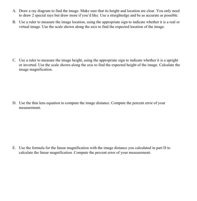 Solved Problem 2: Ray tracing with a diverging lens A 30 cm | Chegg.com