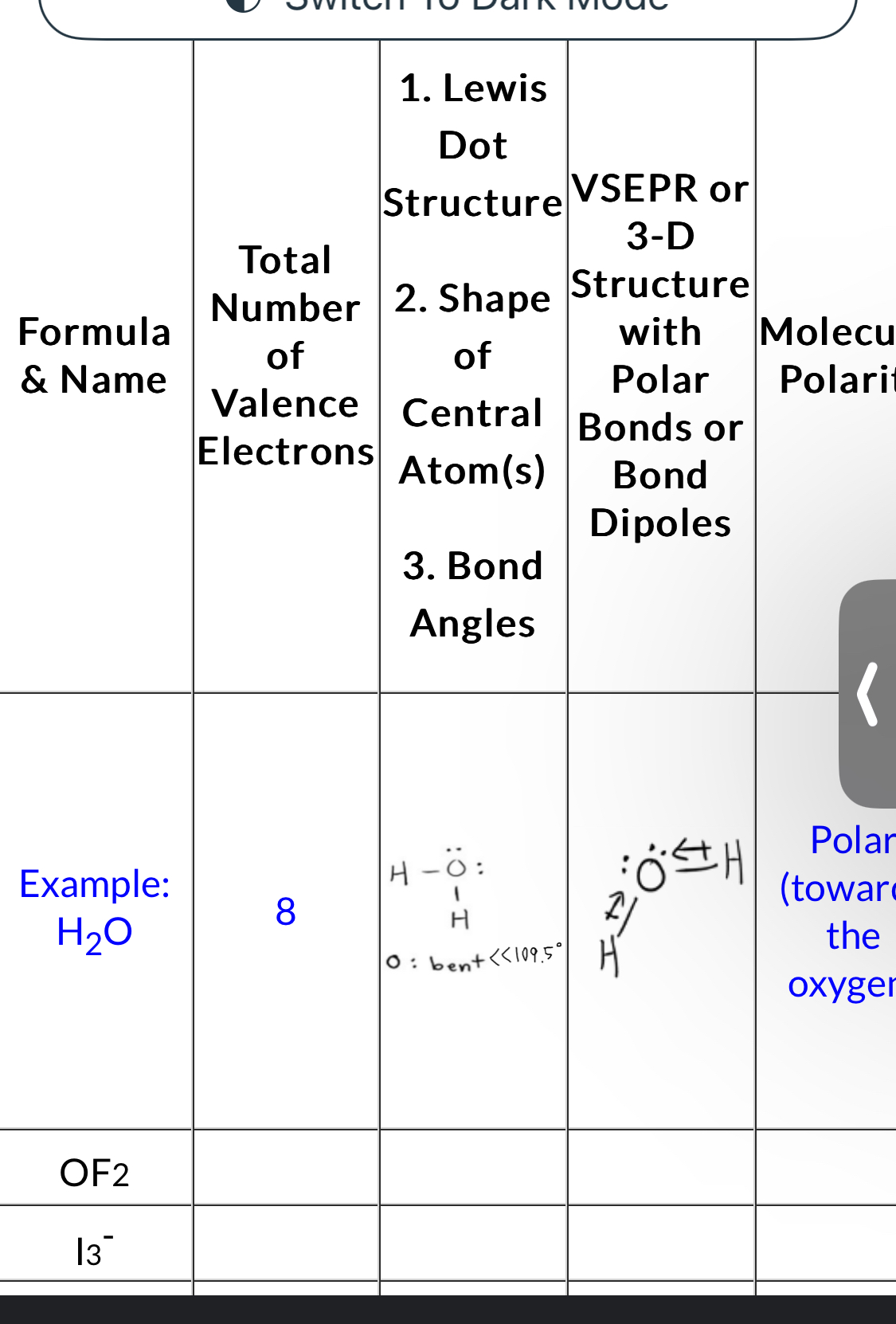 Determine total number of ﻿valence electrons.Draw a | Chegg.com