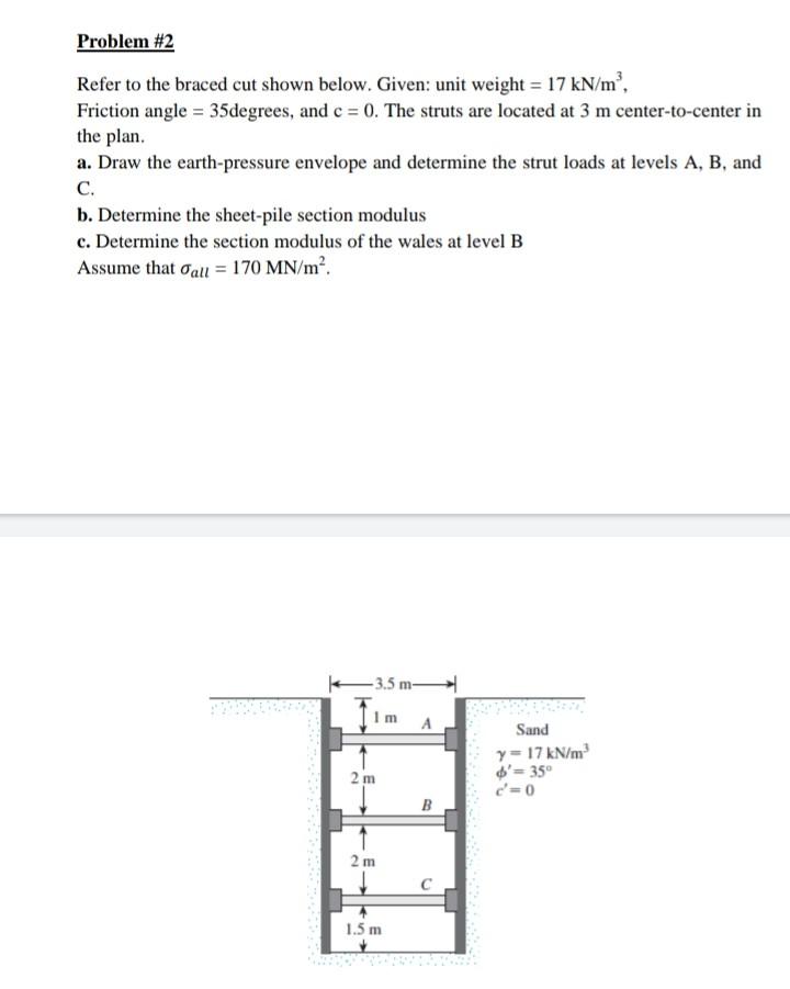 Solved Problem #2 Refer to the braced cut shown below. | Chegg.com