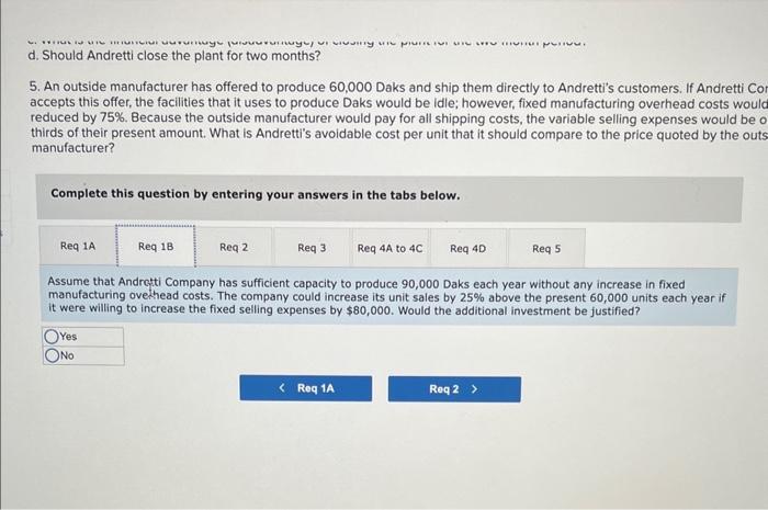 Solved Problem 13-18 (Static) Relevant Cost Analysis in a | Chegg.com