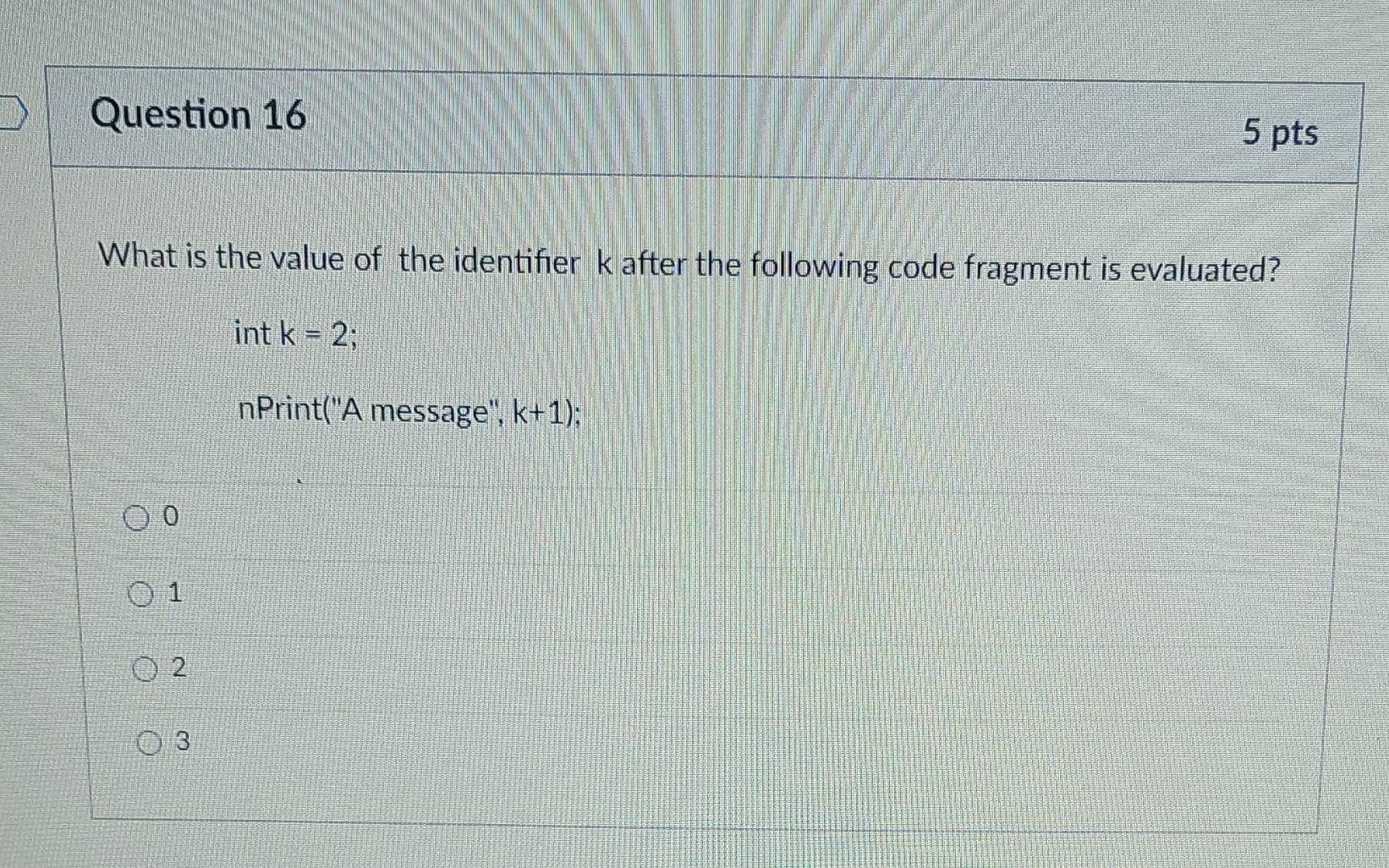 Solved Questions 14 - 16 are based on the following code: | Chegg.com