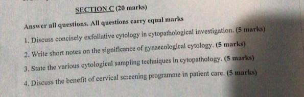 Solved SECTION C (20 marks) Answer all questions. All | Chegg.com