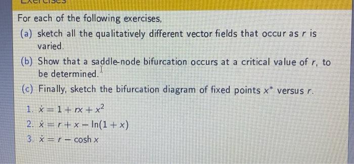 Solved For each of the following exercises, (a) sketch all | Chegg.com
