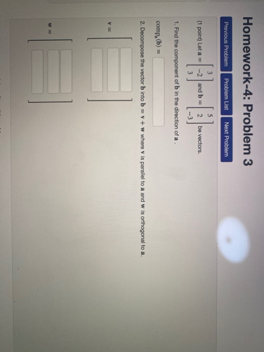 Solved Homework-4: Problem 3 Previous Problem Problem List | Chegg.com