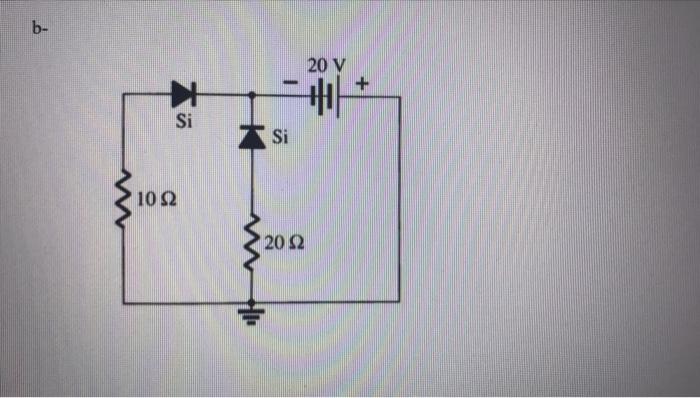 Solved Question 2: 4.5 Marks Using a silicon diode, | Chegg.com
