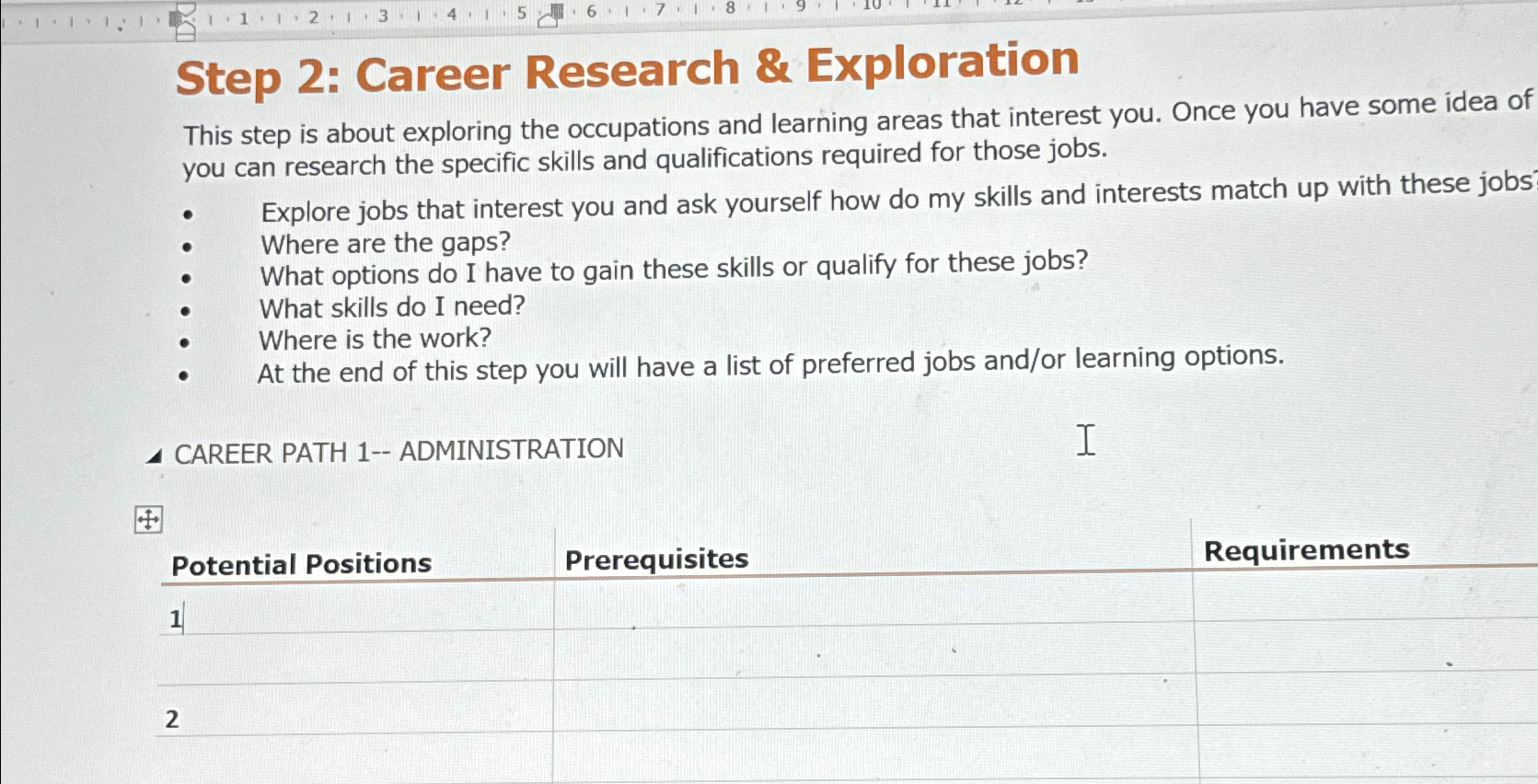 Solved Step 2: Career Research & ExplorationThis step is | Chegg.com