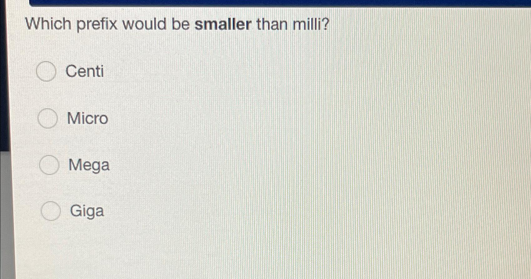 Solved Which prefix would be smaller than | Chegg.com