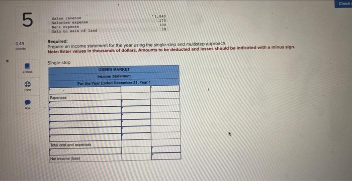 Solved Exercise 4-14A (Algo) Single-5tep and multistep | Chegg.com