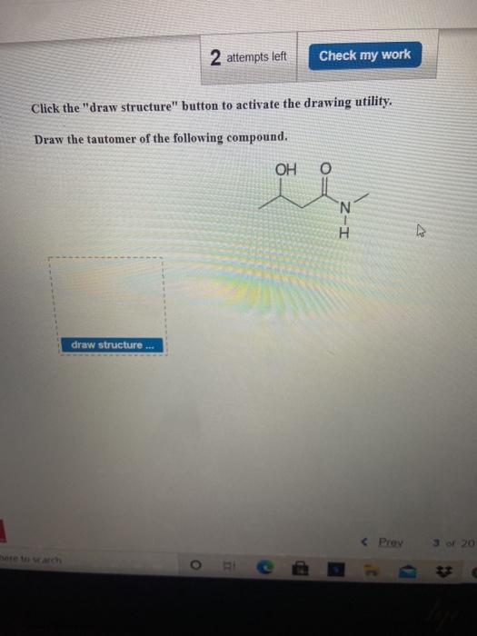 Solved 2 attempts left Check my work Click the "draw | Chegg.com