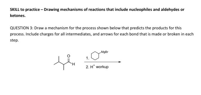 Solved SKILL to practice - Drawing mechanisms of reactions | Chegg.com