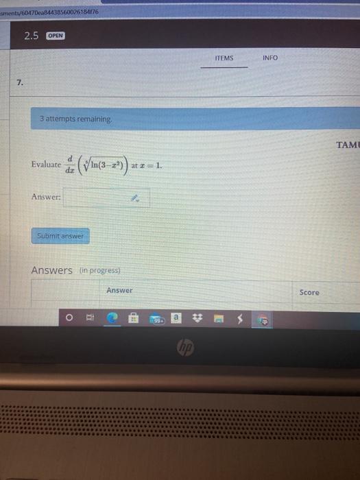 Solved sments/6047DeaB4438560026184176 2.5 OPEN ITEMS INFO | Chegg.com
