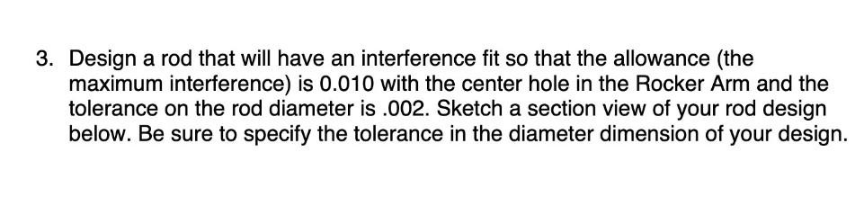 Part Name: Tolerance Letter Tolerance Written | Chegg.com