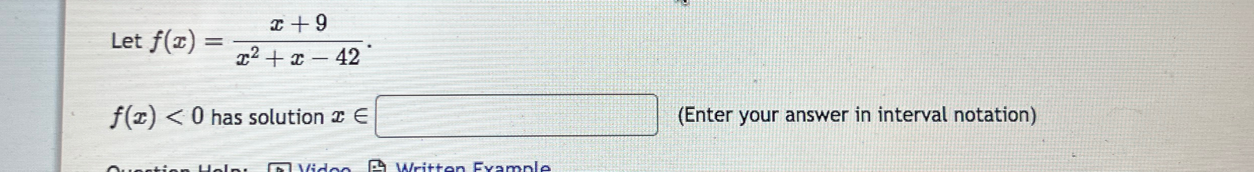 Solved Let f(x)=x+9x2+x-42f(x)