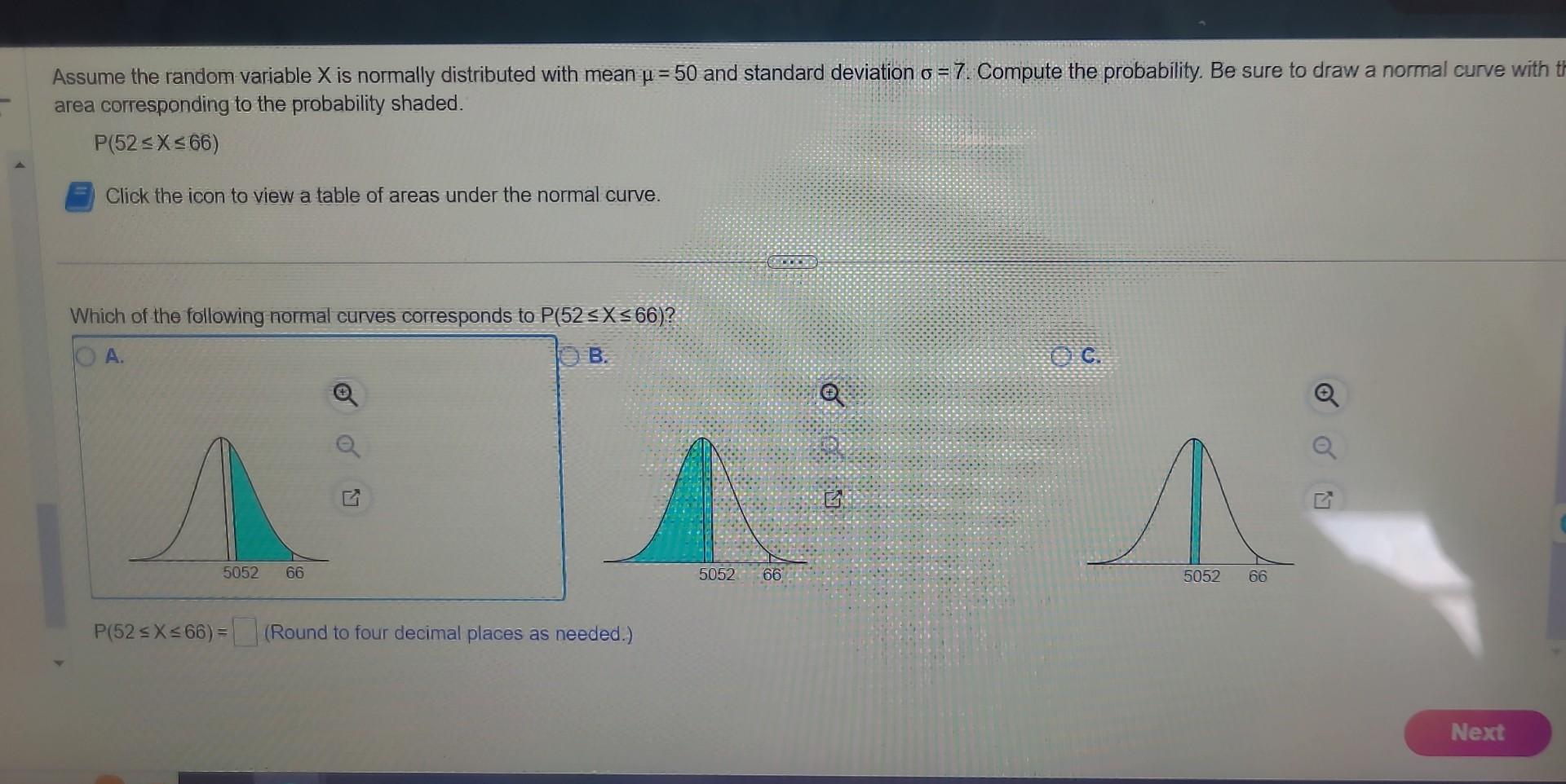 Solved Assume the random variable X is normally distributed | Chegg.com