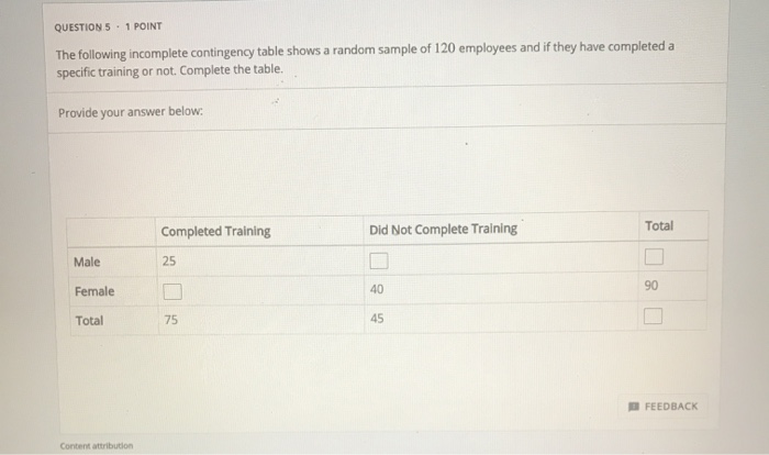 Solved QUESTION 5.1 POINT The following incomplete | Chegg.com