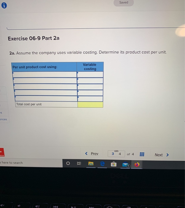Solved Saved Help Save & EX Check Required information | Chegg.com