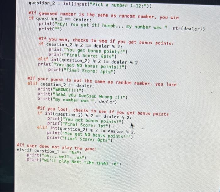 Solved HImport random module import random * Declare | Chegg.com Solved HImport random module import random * Declare | Chegg.com