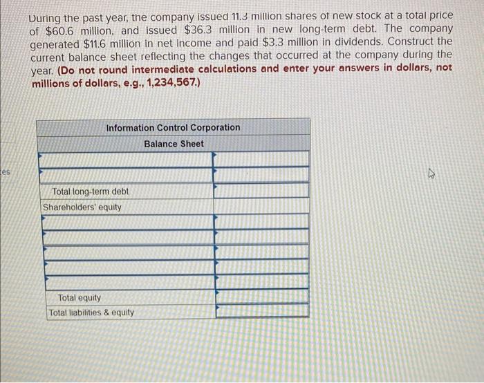 Solved The following table presents the long-term | Chegg.com