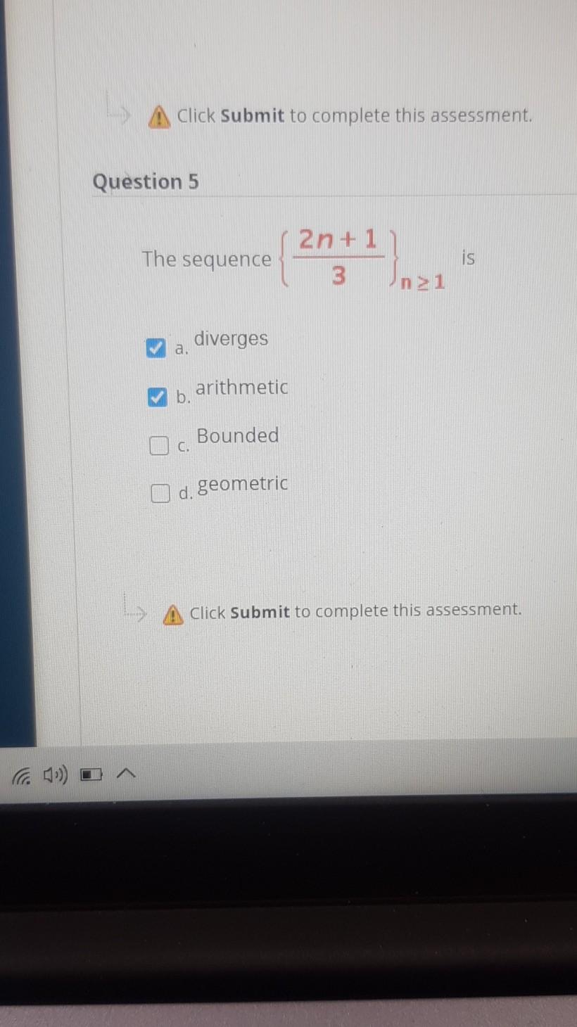 Solved Click Submit to complete this assessment. Question 5 | Chegg.com