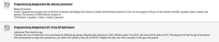 Solved Programming Assignment 06 Money Converter Money 4712