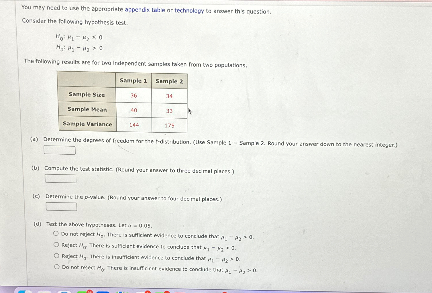 Solved You may need to use the appropriate appendix table or | Chegg.com