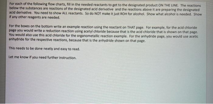 Solved For each of the following flow charts, fill in the | Chegg.com
