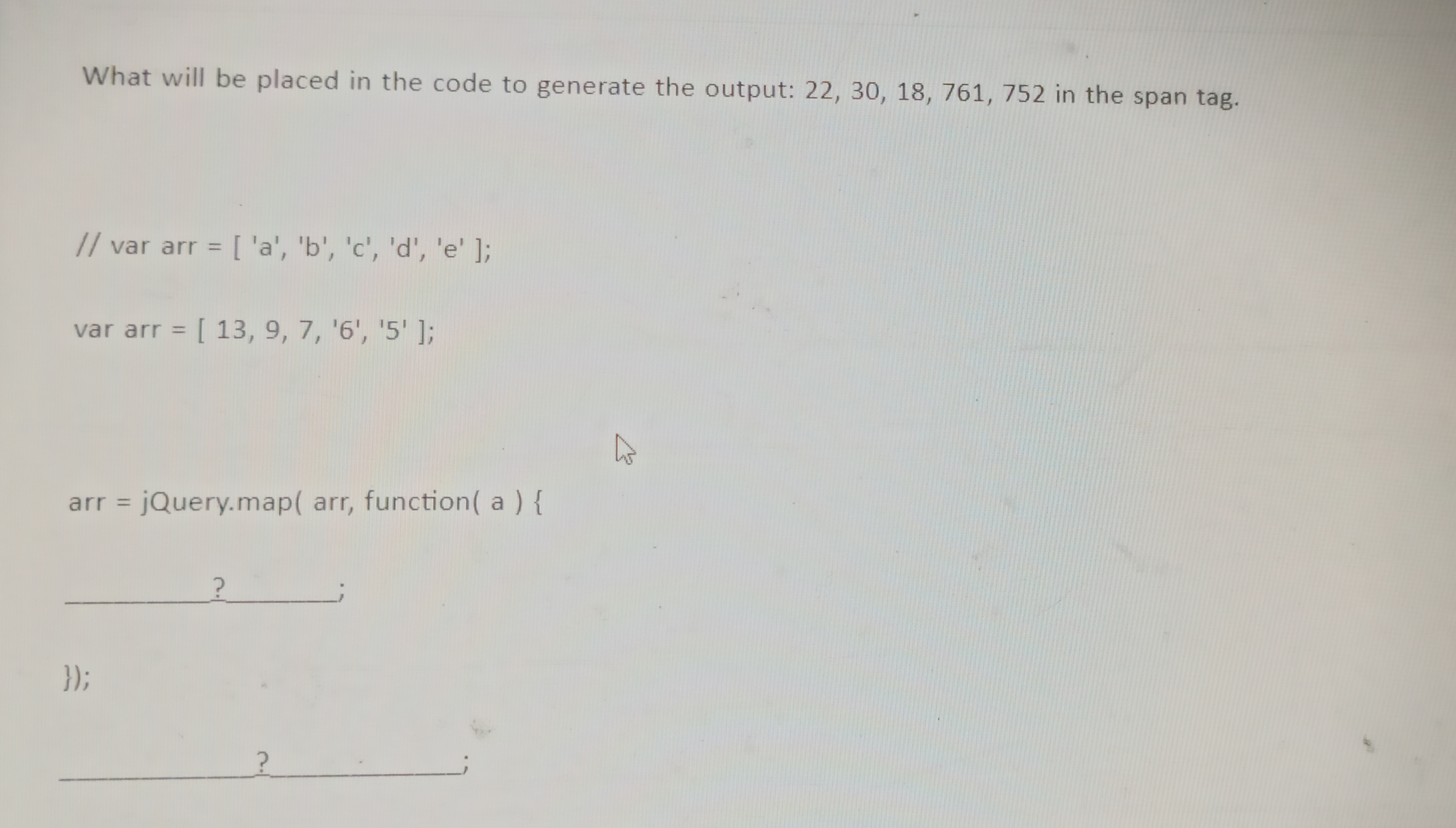 Solved What will be placed in the code to generate the | Chegg.com