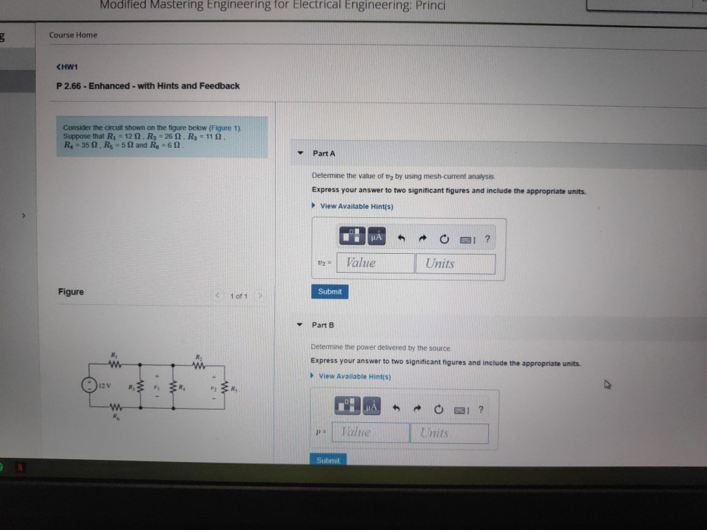 Solved Modified Mastering Engineering for Electrical | Chegg.com