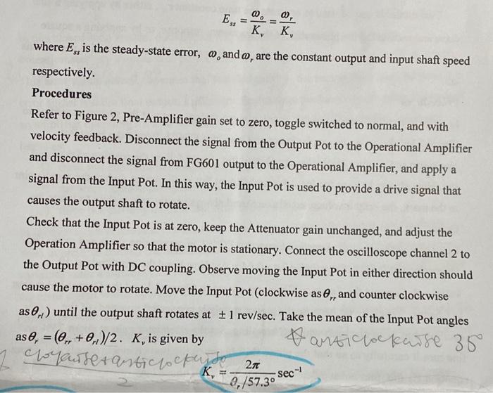 Solved In a position servo system, what parameters affect | Chegg.com