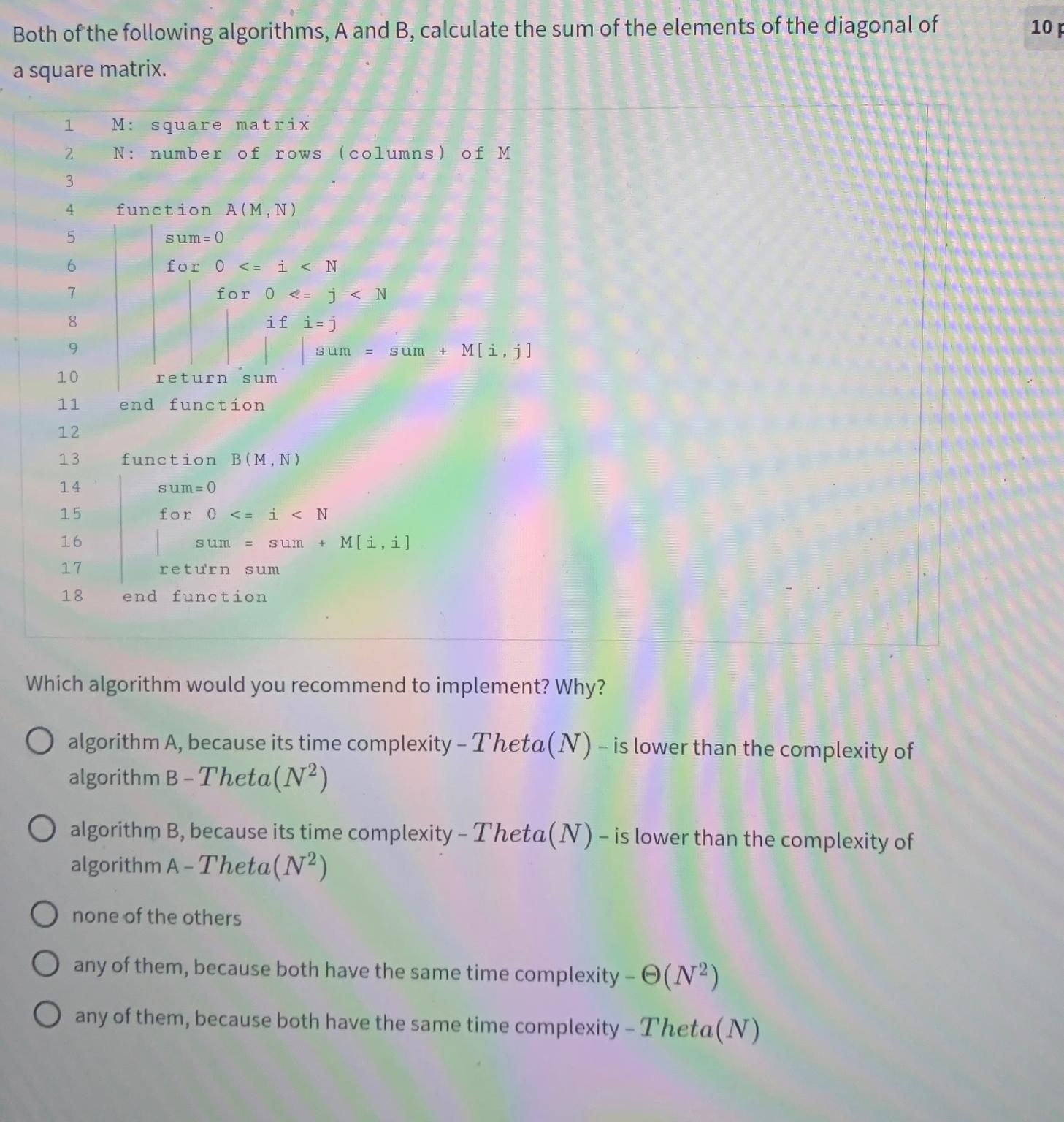 Solved Answer plz | Chegg.com