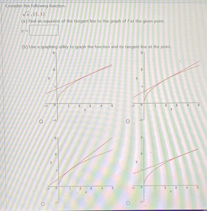 Solved consider the following function square root x , | Chegg.com