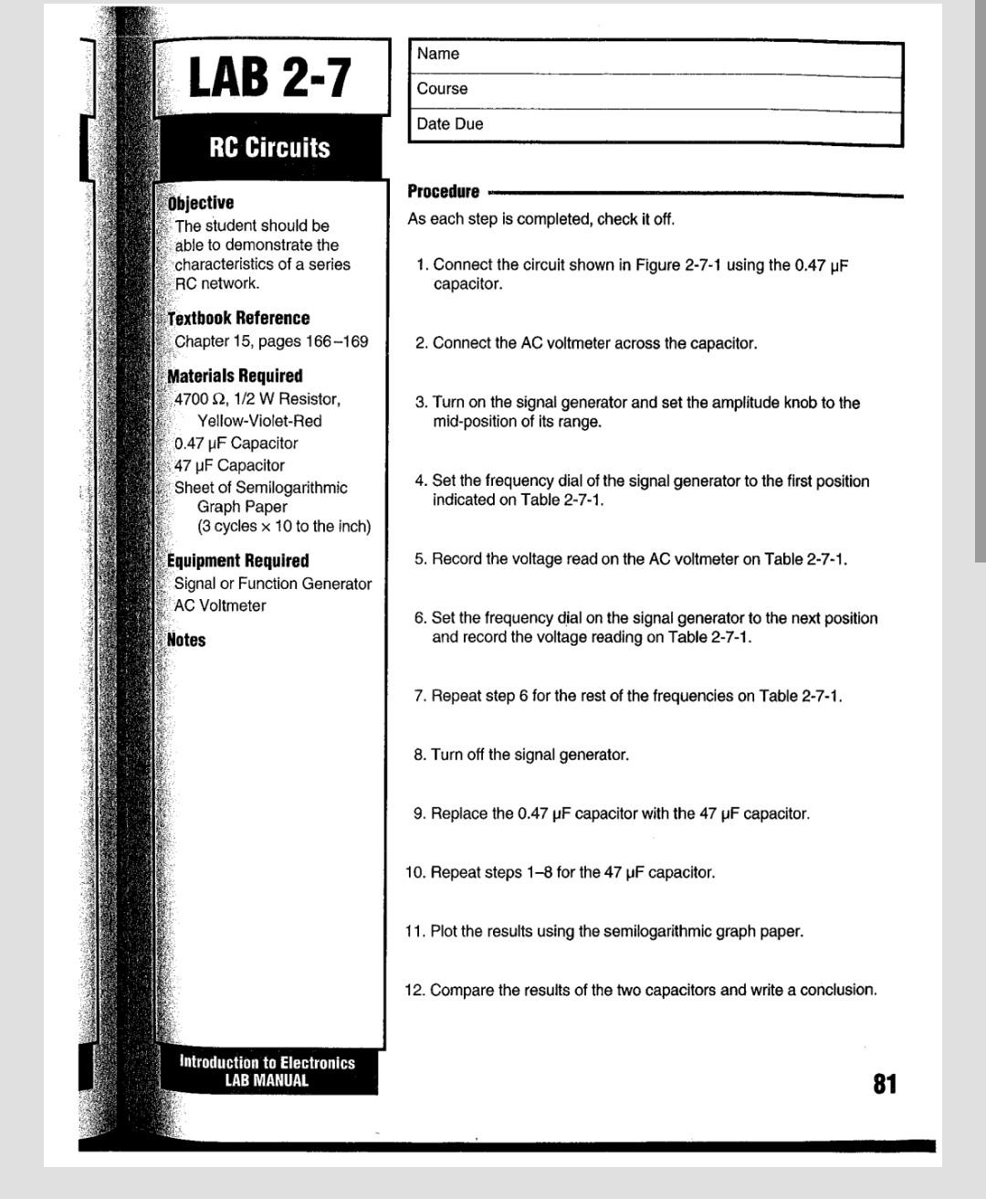 As each step is completed, check it off. 1. Connect | Chegg.com