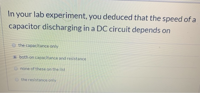 Solved In Your Lab Experiment You Deduced That The Speed Of