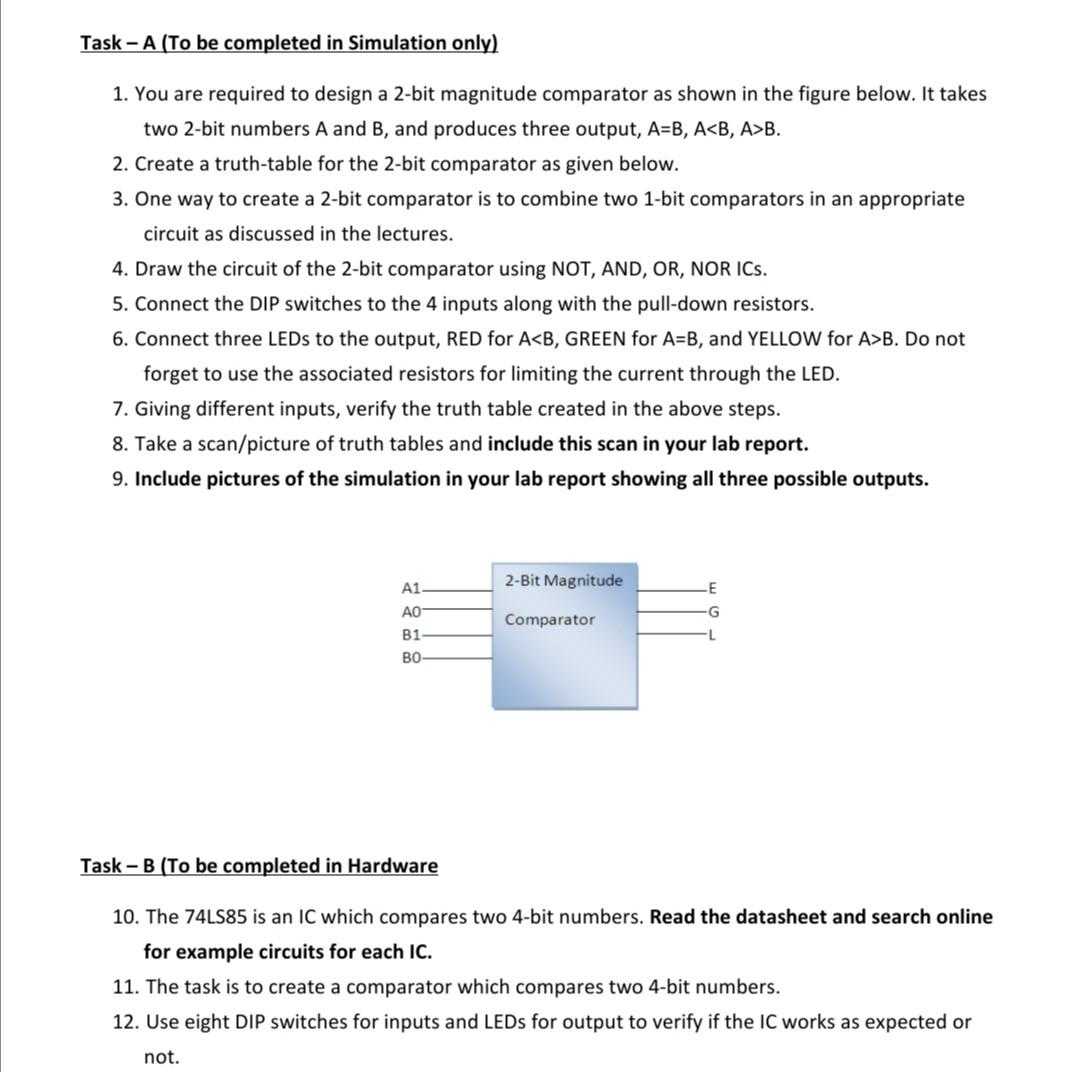 Solved ## COULD YOU USE TINKER-CAD FOR IMPLEMENTING THE | Chegg.com